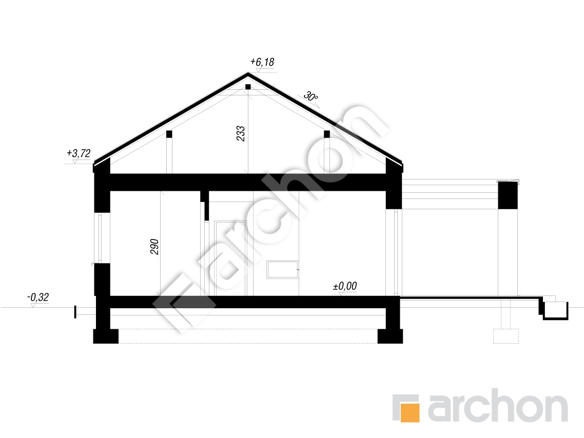 Projekt domu Dom w limonkach 2 (G2E) OZE - ARCHON+