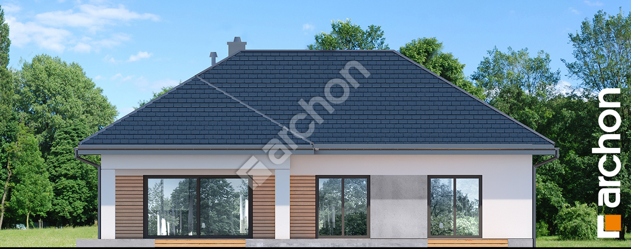 Projekt domu Dom w kostrzewach 10 (AE) OZE - ARCHON+